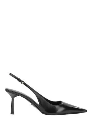 Prada Pointed-toe Slingback High-heeled Sandals - Black