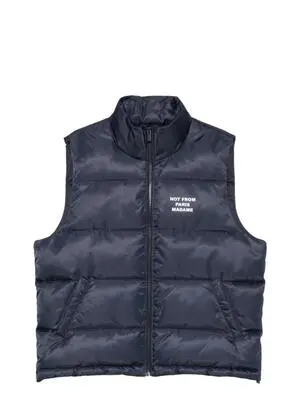 Drole De Monsieur Quilted Gilet - Blue