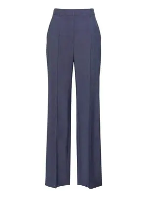 Max Mara Tailored Wide-leg Trousers - Blue