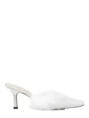 MACHMACH Slip-on High-heeled Mules - White