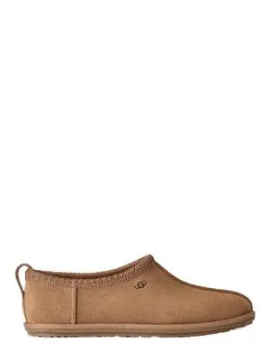 UGG Tasman Deconstructed Embroidered-logo Slippers - Maroon