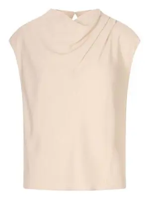 AGNONA Agnona Sleeveless Draped Top