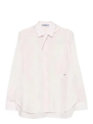 Prada Prada Silk Poplin Shirt No