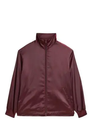 Y3 Satin 3-stripes Track Top - Night Red