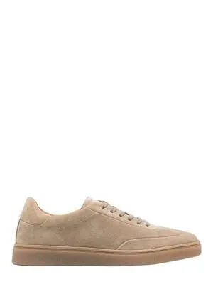 HENDERSON BARACCO Suede Lace-up Sneakers - Beige