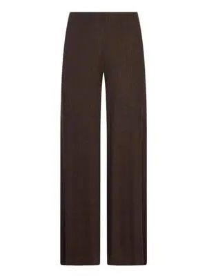 Agnona Straight-leg Ribbed Casual Pants - No