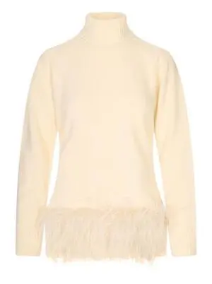 P.a.r.o.s.h Long Sleeve Turtleneck Sweater - Nude