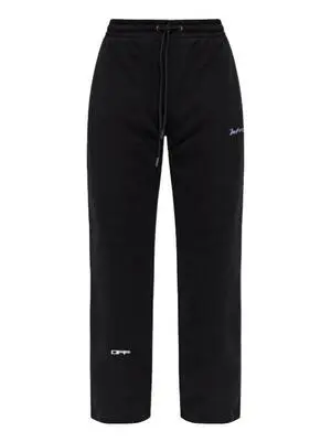 Off-White Graphic-print Track Pants - Black