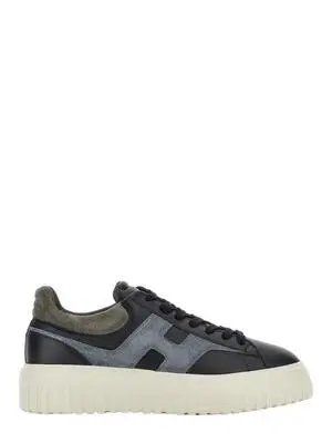 Hogan H-stripes Low-top Sneakers - Blue
