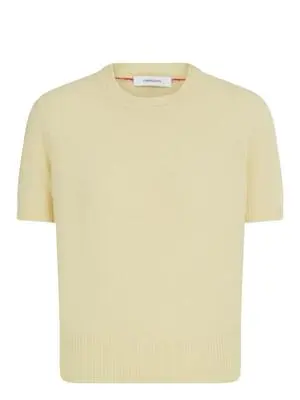FERRAGAMO Cashmere T-shirt - Chamomile