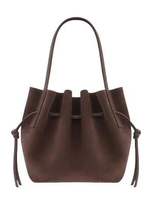 Yuzefi Suede Mini Tote - Brown