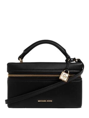 Michael Kors Jana Padlock Shoulder Bag - Black