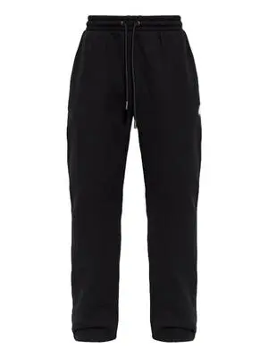 Off-White Logo Printed Drawstring Pants - Black