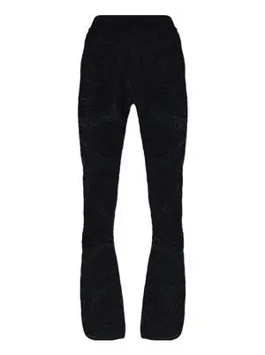 Etro Paisley Print Elastic Waist Trousers - Black