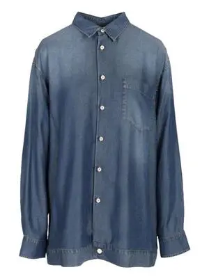 MAGLIANO Trompe-l'oeil' Denim Shirt - Blue