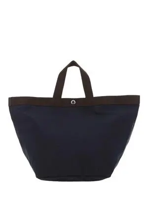 HERVE CHAPELIER Stitched Design Handbag - Black