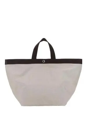 HERVE CHAPELIER Tote Bag With Contrasting Trim - Nude