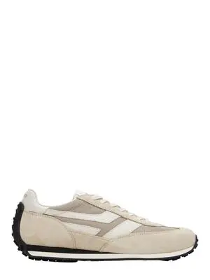 TOM FORD Leather Sneakers - Off-white/black