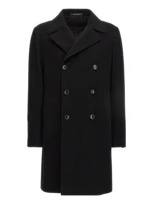 Tagliatore Arden Double-breasted Coat - Black