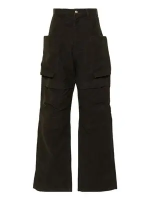 Rick Owens Straight-leg Cargo Trousers - Forest Color