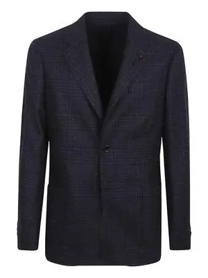 LARDINI Roma Regular Fit Jacket - Black