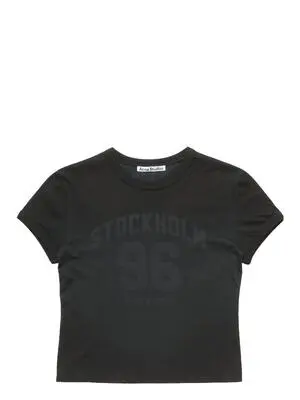 Acne Studios Stockholm 96" Logo T-shirt - Black