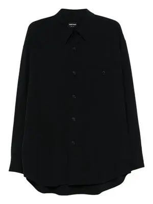 Giorgio Armani Classic Button-up Shirt - Black