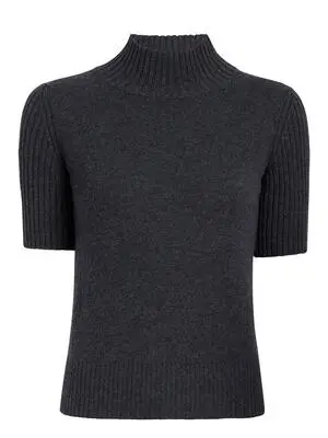 KHAITE Khaite Cecil Mock-Neck Knitted Sweater