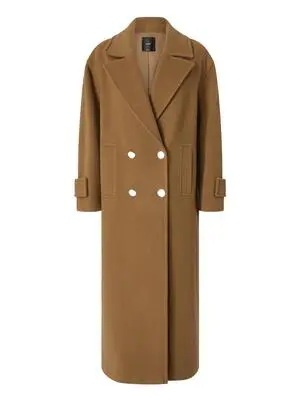 Pinko Camembert Double-breasted Coat - Brown