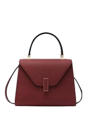 VALEXTRA Iside Foldover Mini Top Handle Bag - Red