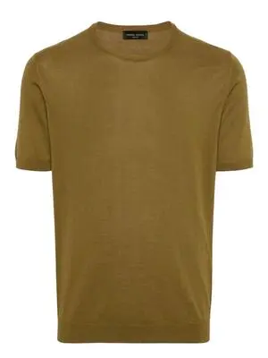 ROBERTO COLLINA Short-sleeved Crew Neck T-shirt
