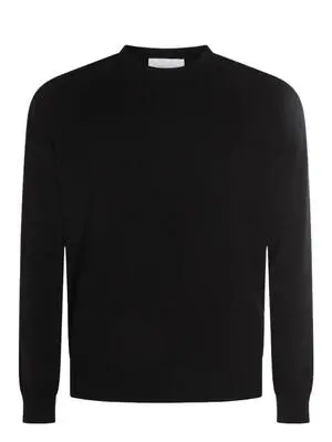 Malo Crewneck Long Sleeve Jumper - Black