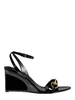 GUCCI Gucci Donna Wedge Sandal With Horsebit Detail