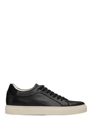 Paul Smith Round Toe Lace-up Sneakers - Black