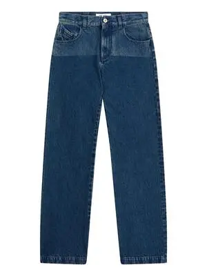 Attico Wide Leg Jeans - Dark Blue