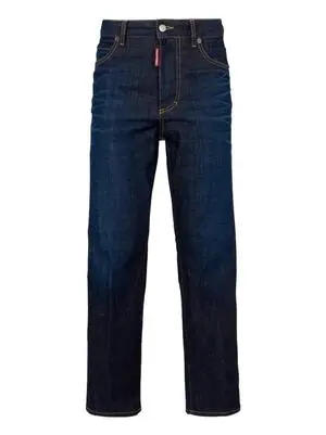 Dsquared2 Dsquared2 Dark Wash Belt Loop Jeans Blue