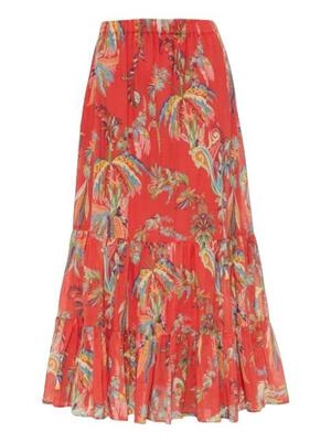 Etro Cotton Paisley-print Maxi Skirt - Multicolor