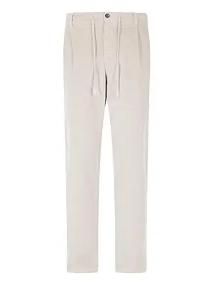 Eleventy Pleated Drawstring Trousers - Sabbia