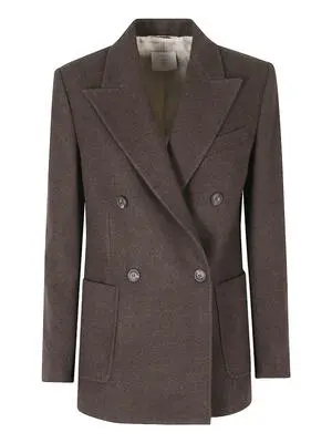 Eleventy Double-breasted Suit Jacket - Moro