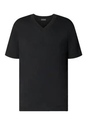 Emporio Armani V-neck T-shirt - Black