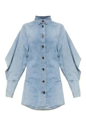 Attico Denim Dress - Blue