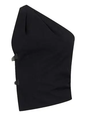 Dsquared2 Asymmetrical Sleeveless Top - Black
