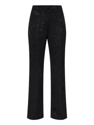Etro Patterned Tailored Trousers - Black