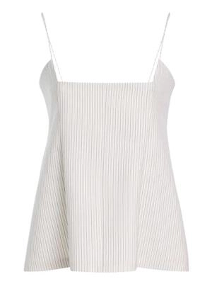 Brandon Maxwell Tilden Tank - Ivory
