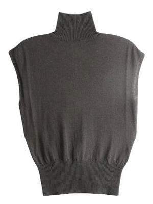 RICK OWENS Rick Owens Sleeveless Turtleneck Top
