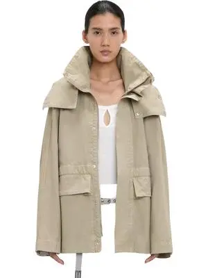 VICTORIA BECKHAM Hooded Utility Jacket