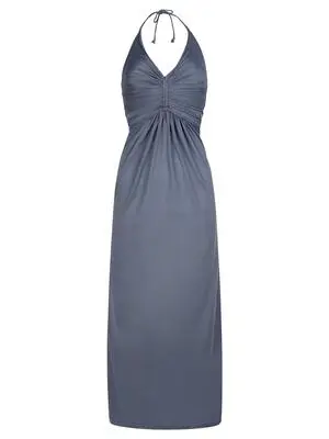 CHIC BY LIRETTE Halterneck Maxi Dress - Grey