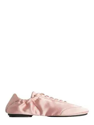 Cos Satin-suede Ballet Sneakers - Pink