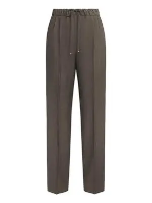 MAX MARA Max Mara Wool Gabardine Drawstring Trousers