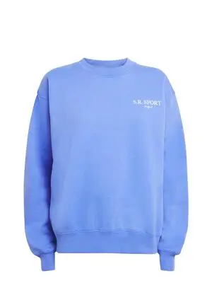 SPORTY & RICH Wimbledon Sweatshirt - Ivory